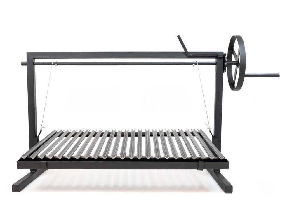 Santa Maria Grill with V-Shaped Grates For Sale - Handcrafted by Gaucho ...