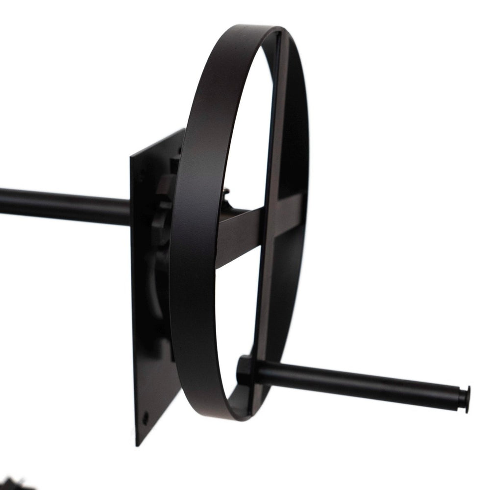 Santa Maria Grill With Wall-Exterior Wheel Setup