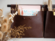 Large Leather Wall Pockets Organizer