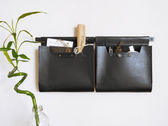 Large Leather Wall Pockets Organizer