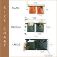 Large Leather Wall Pockets Organizer