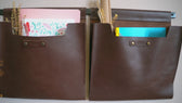 Large Leather Wall Pockets Organizer